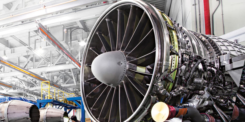 A Hanwha Aerospace aircraft engine A Hanwha Aerospace aircraft engine
